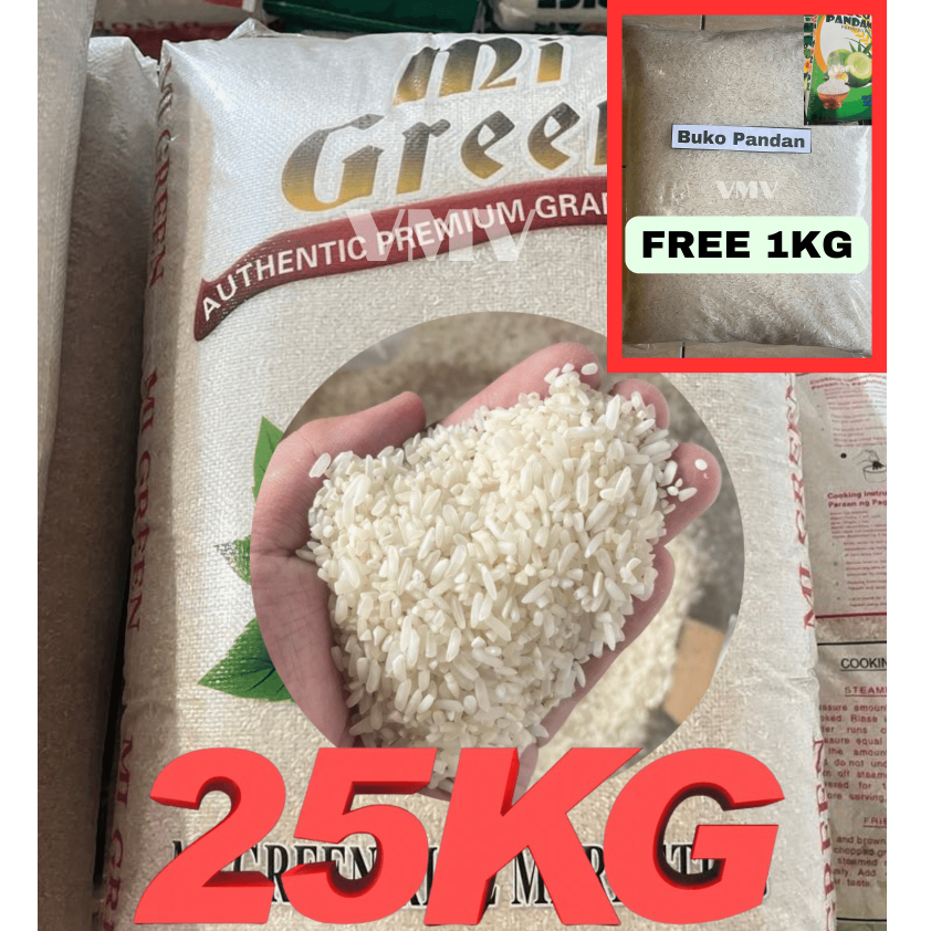 Mi Green Premium Rice bigas 25kg | Shopee Philippines