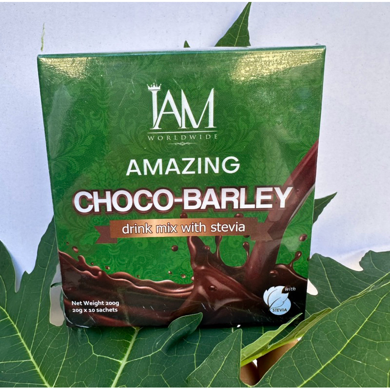 I AM WORLWIDE Amazing CHOCO-BARLEY drink mix with STEVIA | Shopee ...
