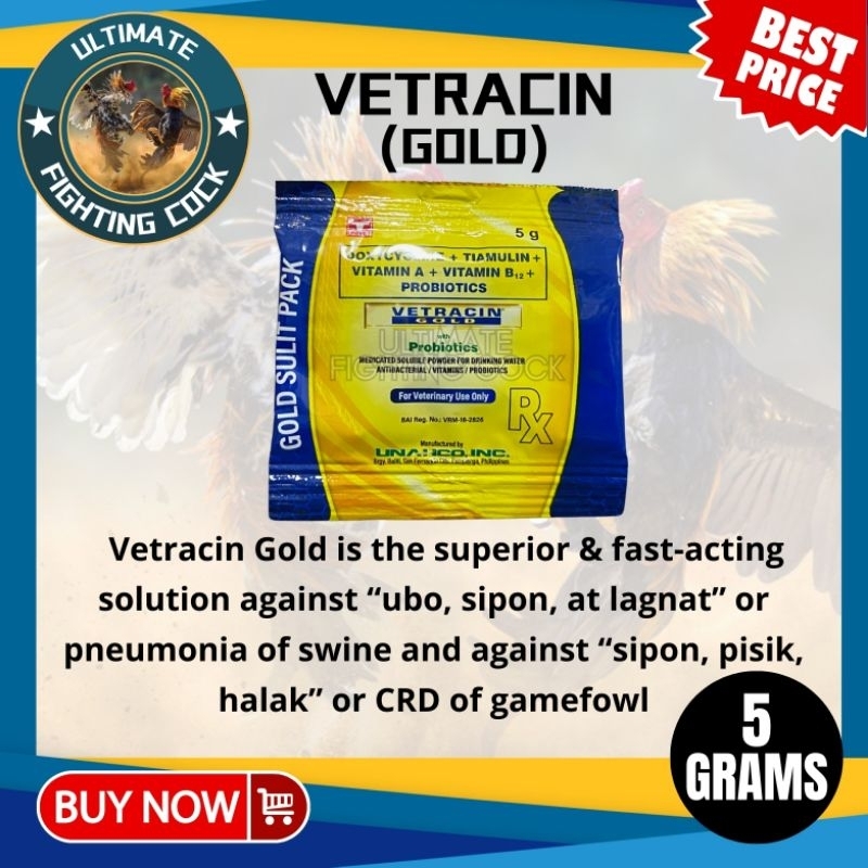 VETRACIN GOLD 5 GRAMS (SOLD PER SACHET) | Shopee Philippines
