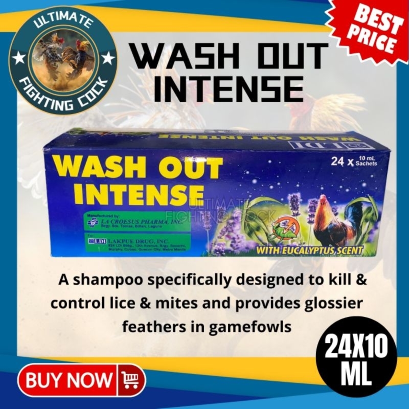 WASH OUT INTENSE 24X10ML (SOLD PER BOX) | Shopee Philippines