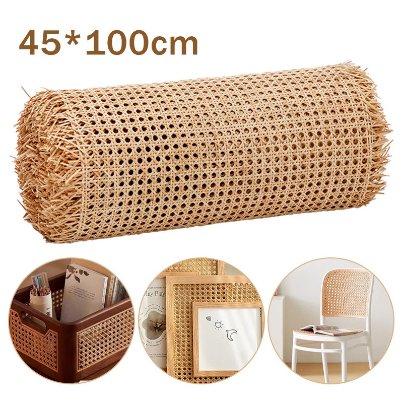 45*100cm Cane Net Roll Octagonal Woven Open Mesh Cane DIY Door Screen ...