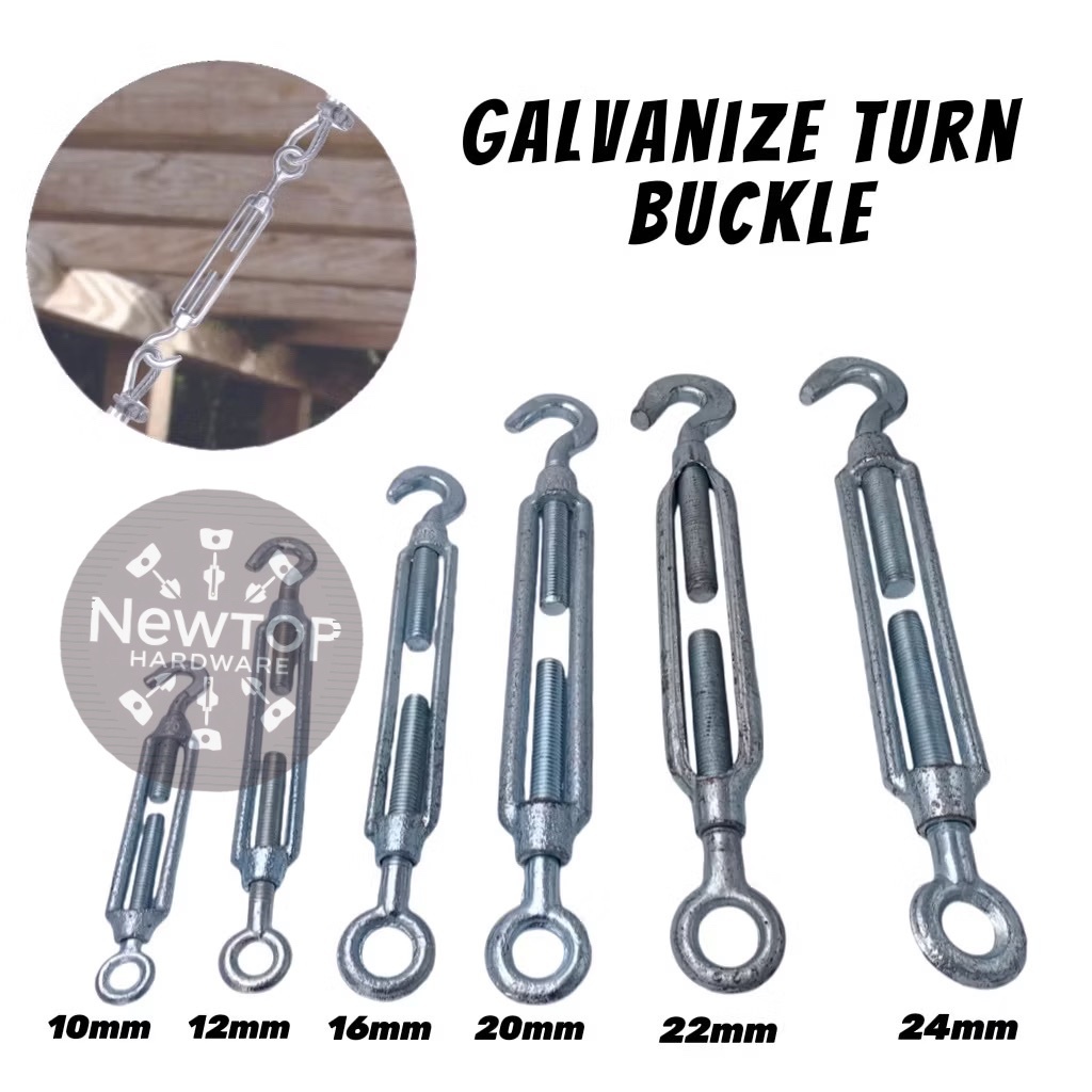 GALVANIZED TURN BUCKLE WIRE ROPE TENSIONER/G.I TURNBUCKLE 10mm,12mm ...
