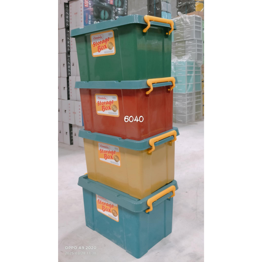 STORAGE BOX CENTRIX PLASTIC #6040 (Random Color) | Shopee Philippines