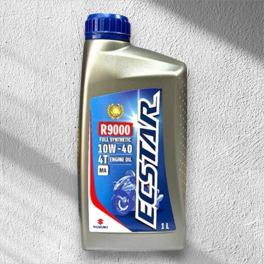 SUZUKI ECSTAR ENGINE OIL R9000 FULL SYNTHETIC 10W-40 1L MA API SL ...