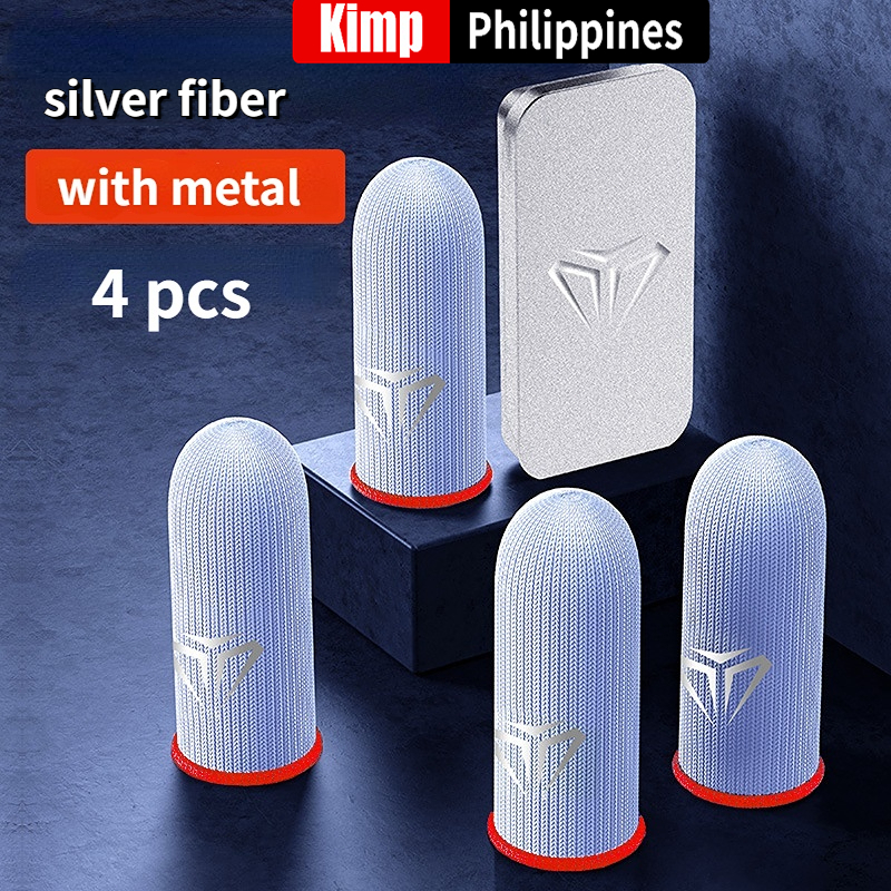 kimp 4pcs Gaming Finger Sleeve,with Metal Box,Game Controller ...