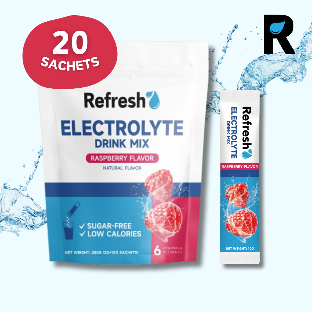 Refresh Electrolyte Powder Hydration Powder Electrolyte Drink Mix ...