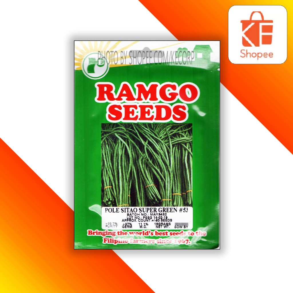 Ramgo RPD Pole Sitao Super Green Seeds 18g kcS11207 | Shopee Philippines