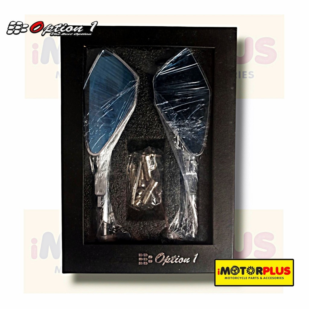 Option 1 Side Mirror Silver Universal | Shopee Philippines