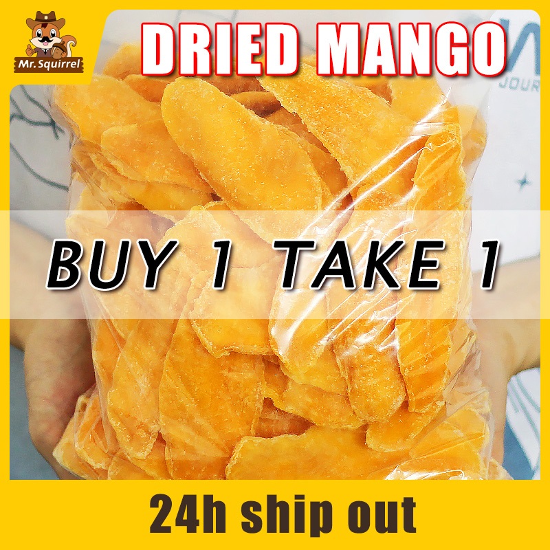 Mr.Squirrel 100g/200g/Bag Dried Mango 1kg Dry Mango Cebu Buy 1 Take 1 Daily Snacks Dried Mangoes ...