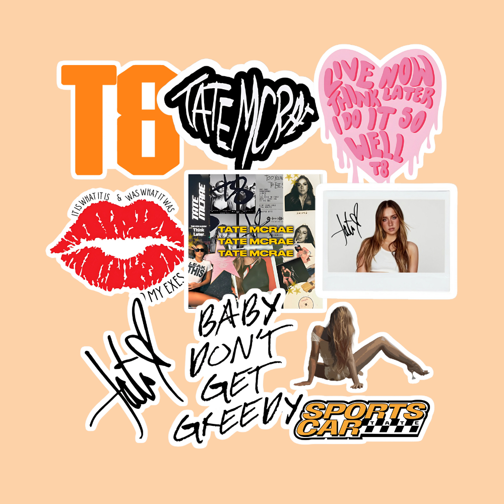 Tate McRae Stickers | Laminated Waterproof Vinyl Stickers | Shopee ...
