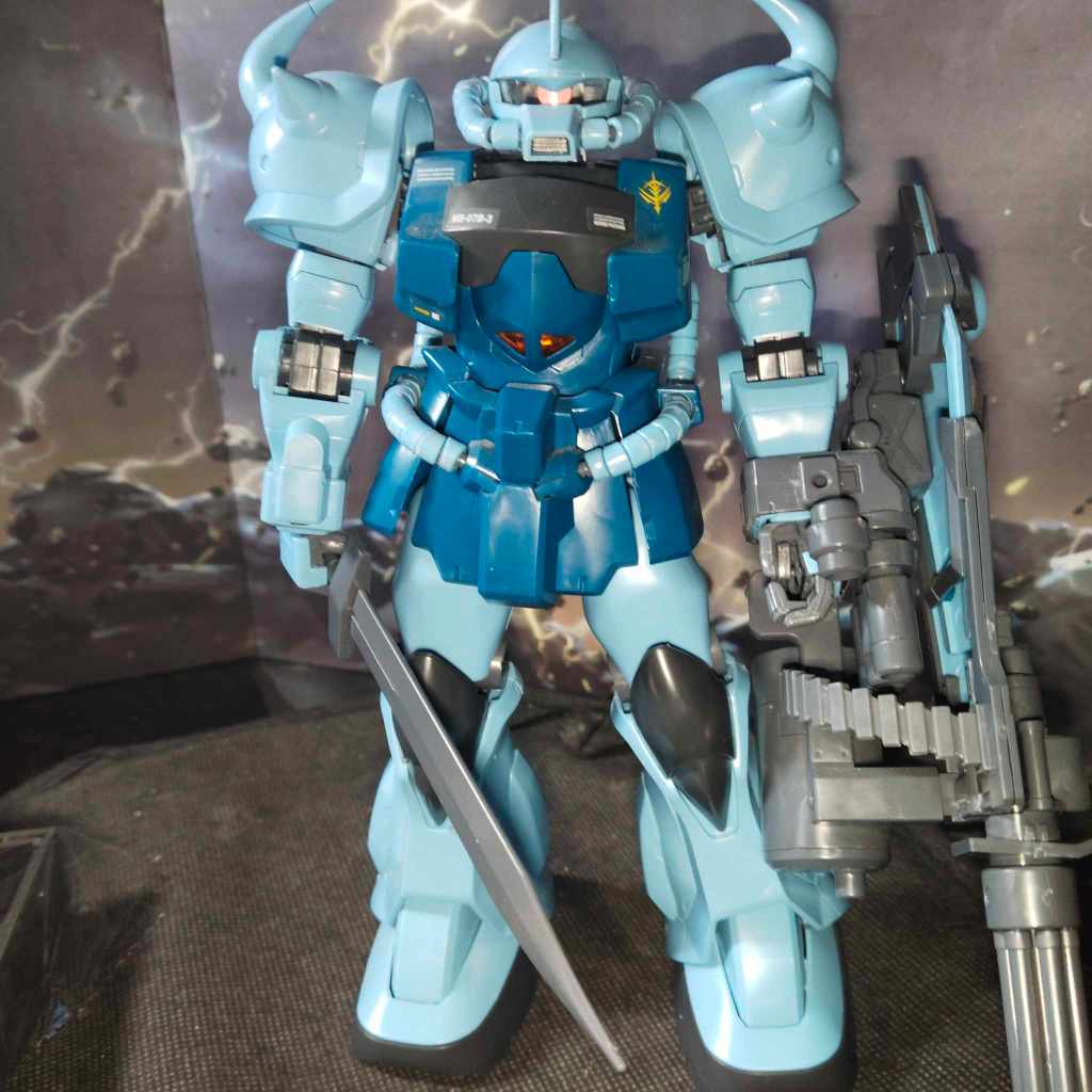 Gundam MG Gouf Custom 1/100 Built Already | Shopee Philippines