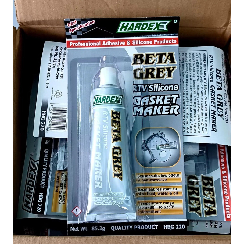 WHOLESALE HARDEX Beta Grey RTV Silicone Gasket Maker 85.2g 40g (PER BOX ...