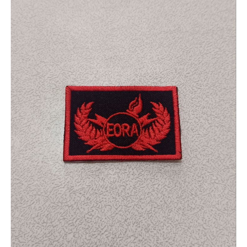 EORA PATCH (RED) WITH VELCRO MAGICTAPE | Shopee Philippines