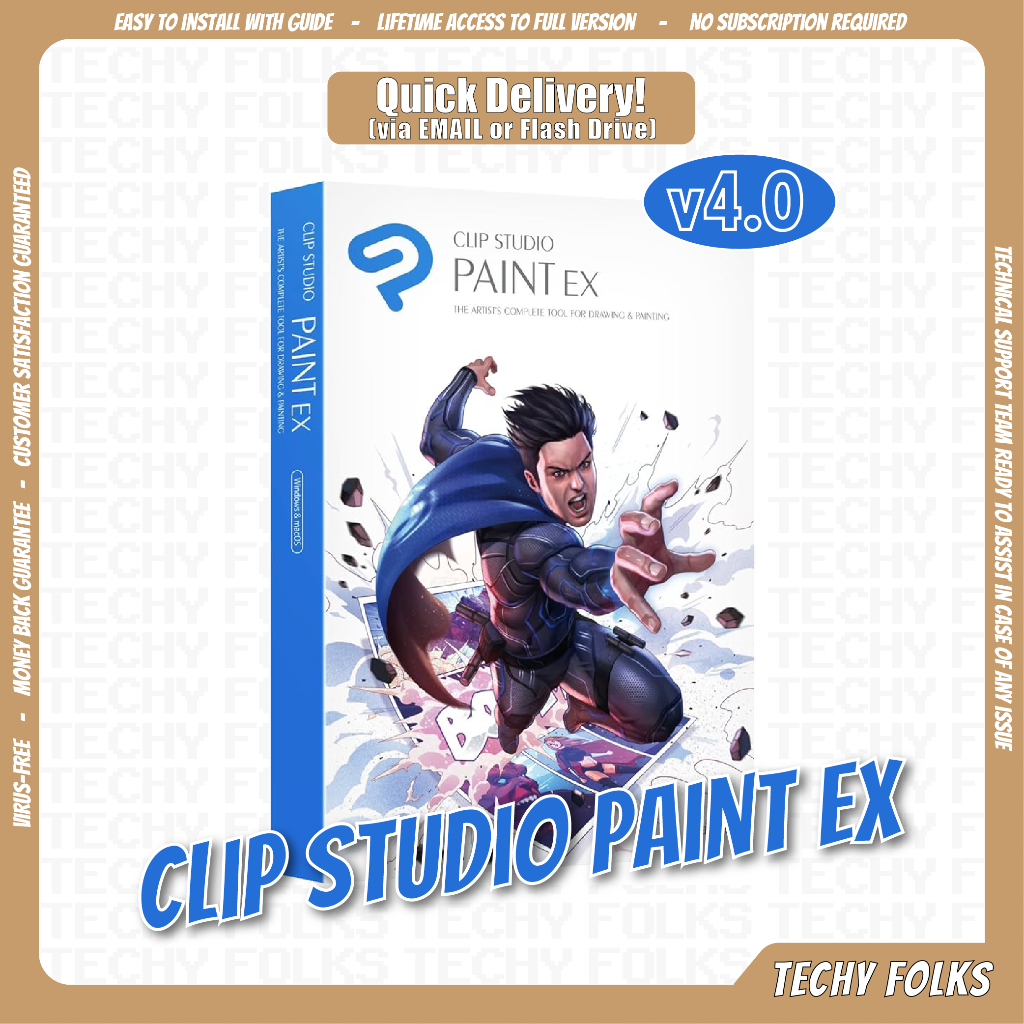 Clip Studio Paint EX V4.0 - Windows OS - Lifetime Use | Shopee Philippines