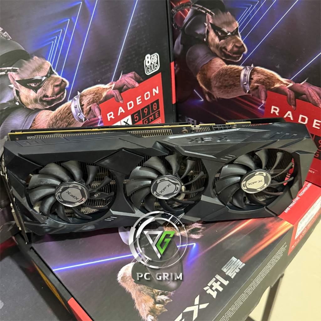 XFX RX590GME 8GB 2304sp GAMING GPU USED, IN GREAT CONDITION, COMPLETE ...