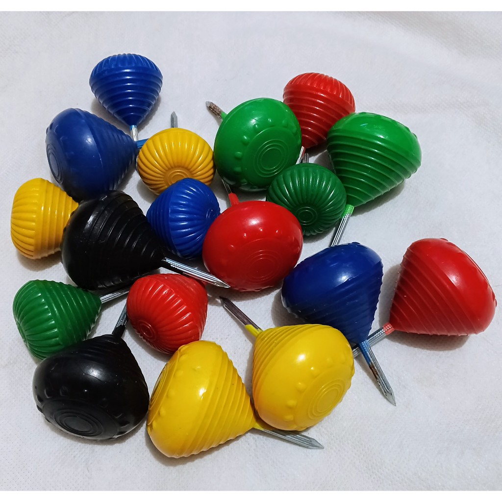SPINNING TOP/ TRUMPO MADE OF PLASTIC WITH STRINGS | Shopee Philippines