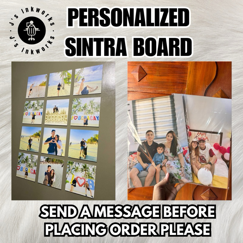 Personalized Sintra Board | 3R A3 A4 A5 8x8 | NEXT DAY SHIPPING ...