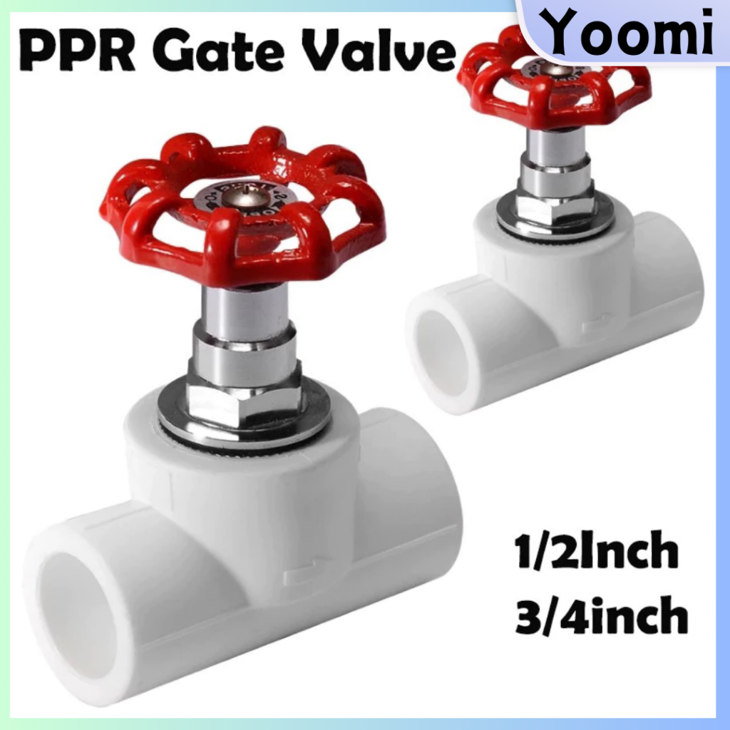 1/2" 3/4" PPR Gate Valve Universal Stop Valve PPR Pipe Fittings for ...