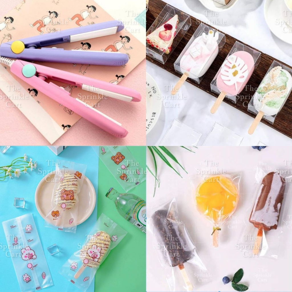 Transparent Popsicle OPP Cakesicle Boxes Gift Plastic Box Ice Cream ...