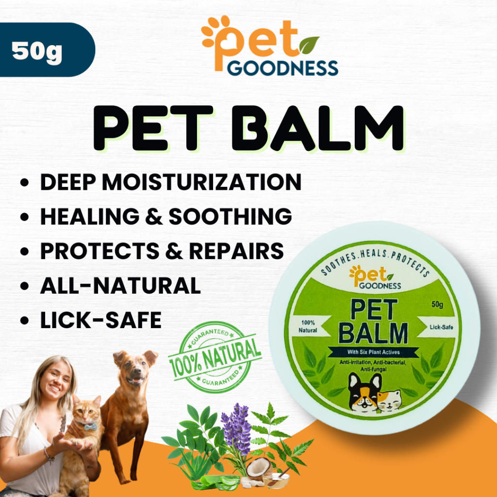 All Natural Pet Balm 50g - Soothes and Heals Skin Problems Safely ...