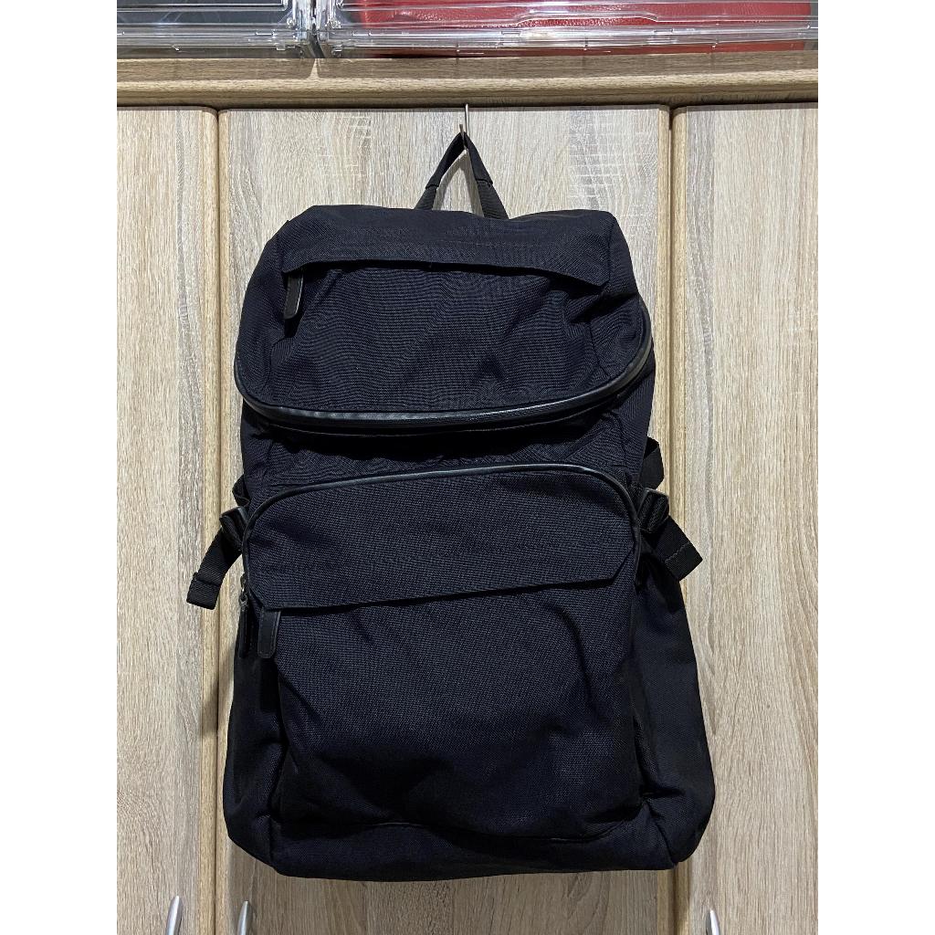Muji Black Minimalist Back Pack | Shopee Philippines