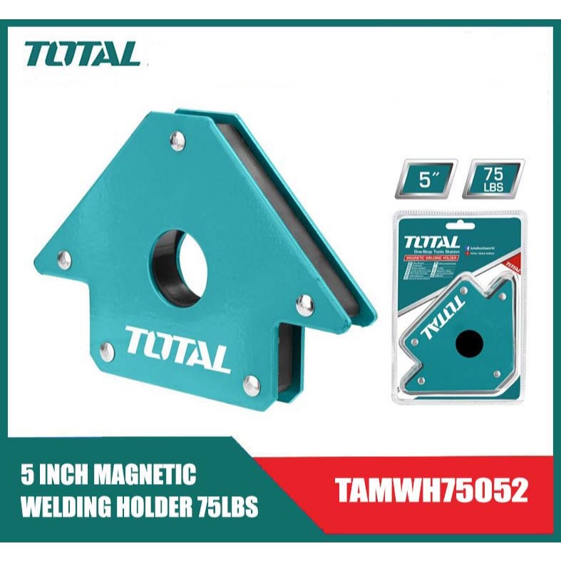 Total 5 Inch Magnetic Welding Holder 75 lbs Pull Force TAMWH75052 ...