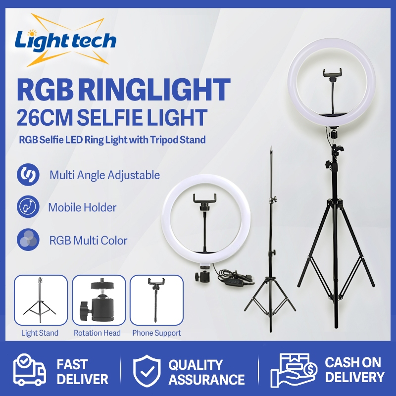 Light Tech 26 Ring Light 10inch 26cm Dimmable LED Ring Light Photo ...