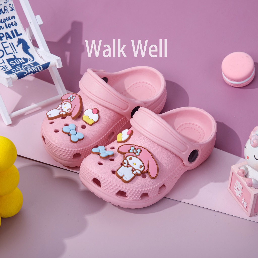 Kids Cute Cartoon Clogs – 5 Colors, Breathable & Non-Slip Sandals with ...