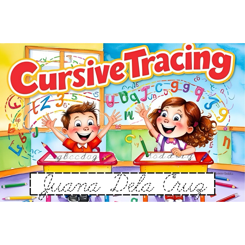 Personalized Cursive Tracing Activity Books for Toddlers - Cursive ...