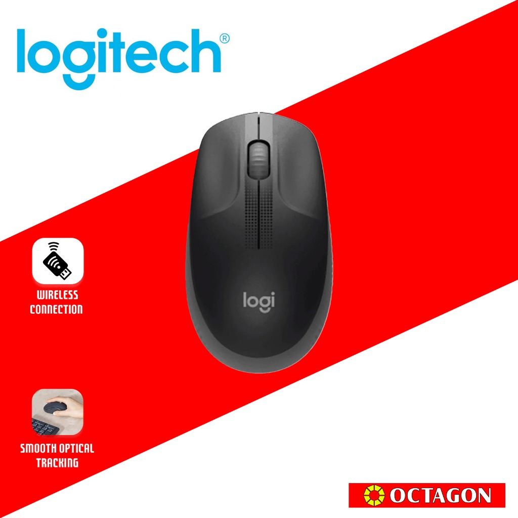 LOGITECH M190 GRAPHITE WIRELESS MOUSE | Shopee Philippines