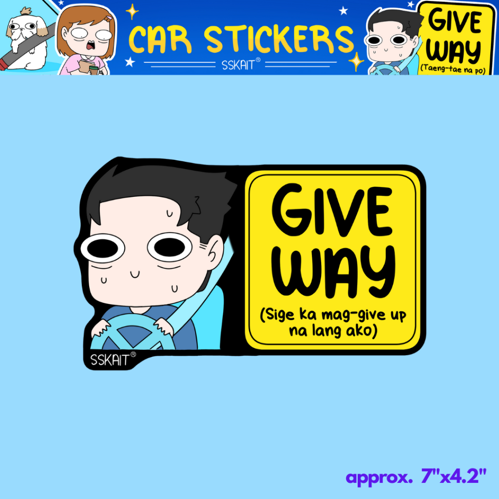 SSKAIT Caution Bagong New Driver (Bobo Pa) - Funny Mood Waterproof Car ...