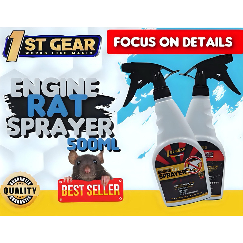 1ST GEAR Engine Rat Repellent Sprayer | Shopee Philippines