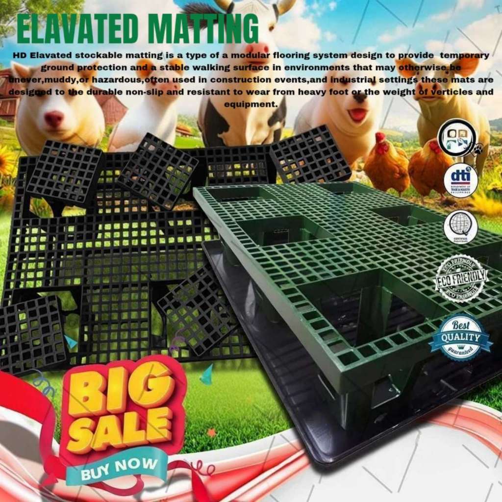 GTS STACKABLE PLASTIC MATTING FOR PETS AND PLANTS USE OTHER PURPOSE ...