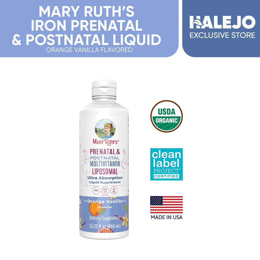 Mary Ruth's Prenatal & Postnatal Multivitamin Liposomal | Shopee ...