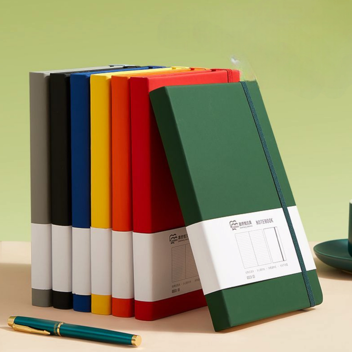 JA Notepad Notebook Solid Color Bullet Dotted Journal Page Number ...