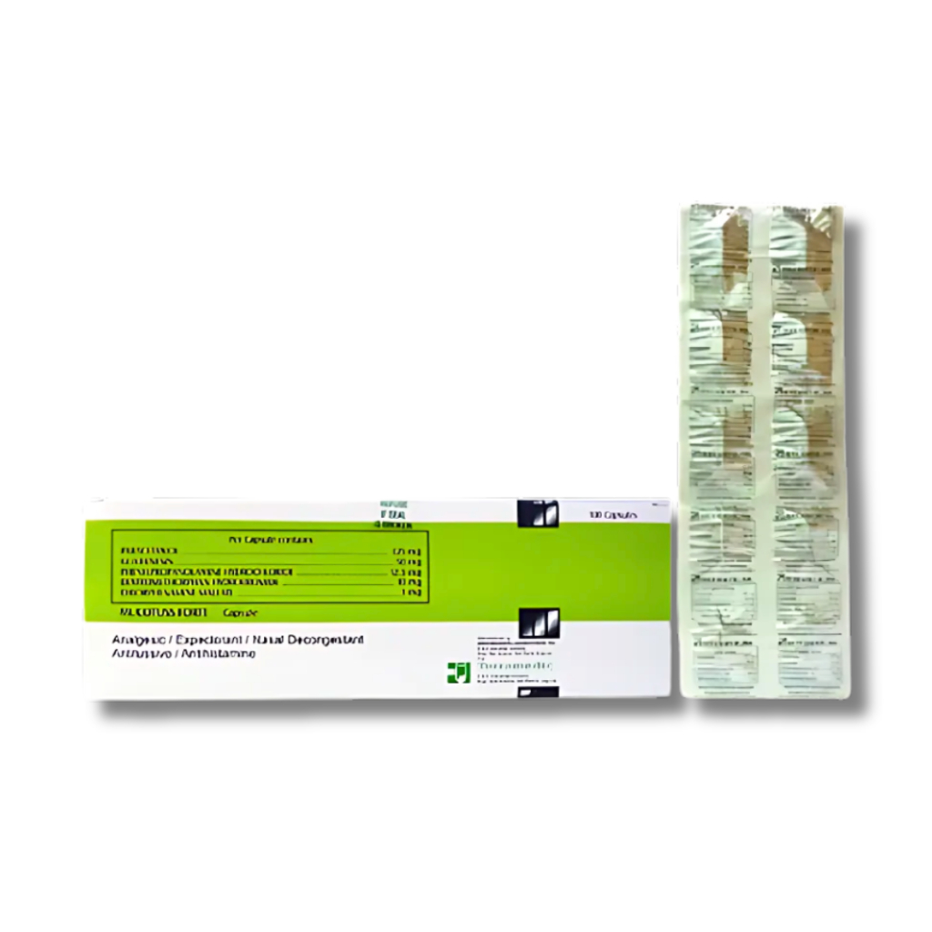 Mucotuss Forte Capsule - 1 Box | Shopee Philippines