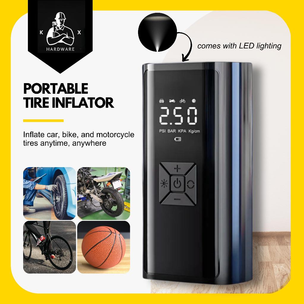Wireless Car Air Pump Air Compressor Portable Tire Inflator Tyre Pump ...