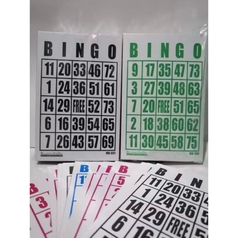 Blazing Stars Bingo Cards (50s and 100s) | Shopee Philippines