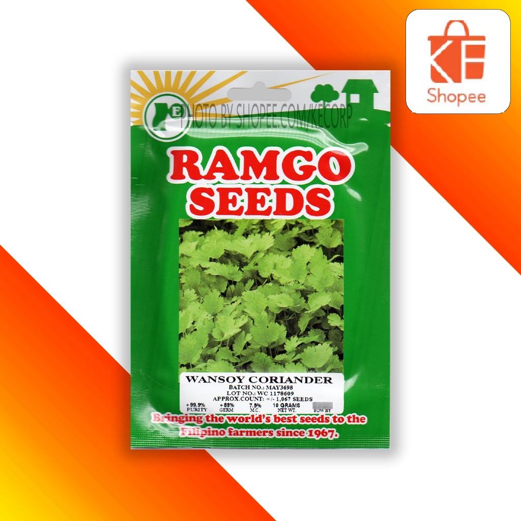 Ramgo RPD Seeds Coriander Wansoy 10grams kcS11207 | Shopee Philippines