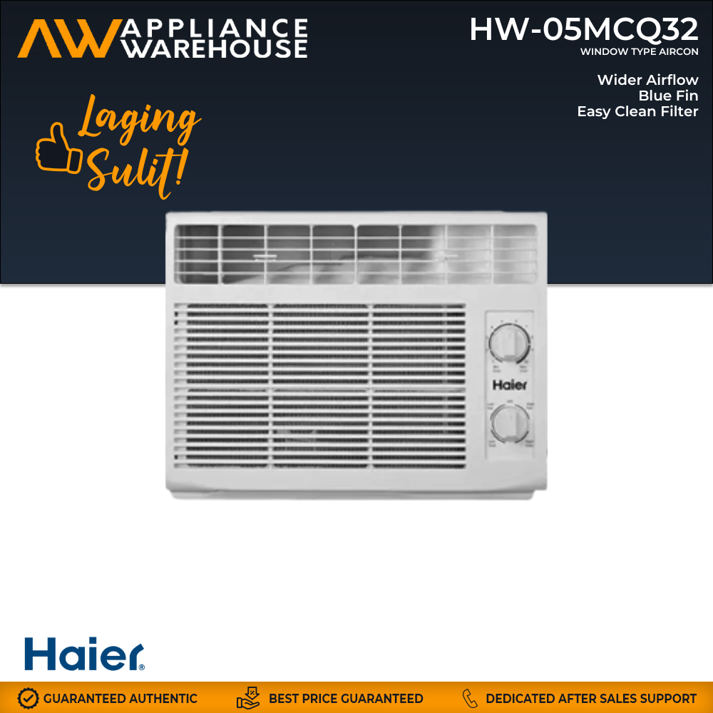 [NEW] Haier HW-06MCQ33 0.6 HP Chill Cool Window Type Aircon for Small ...