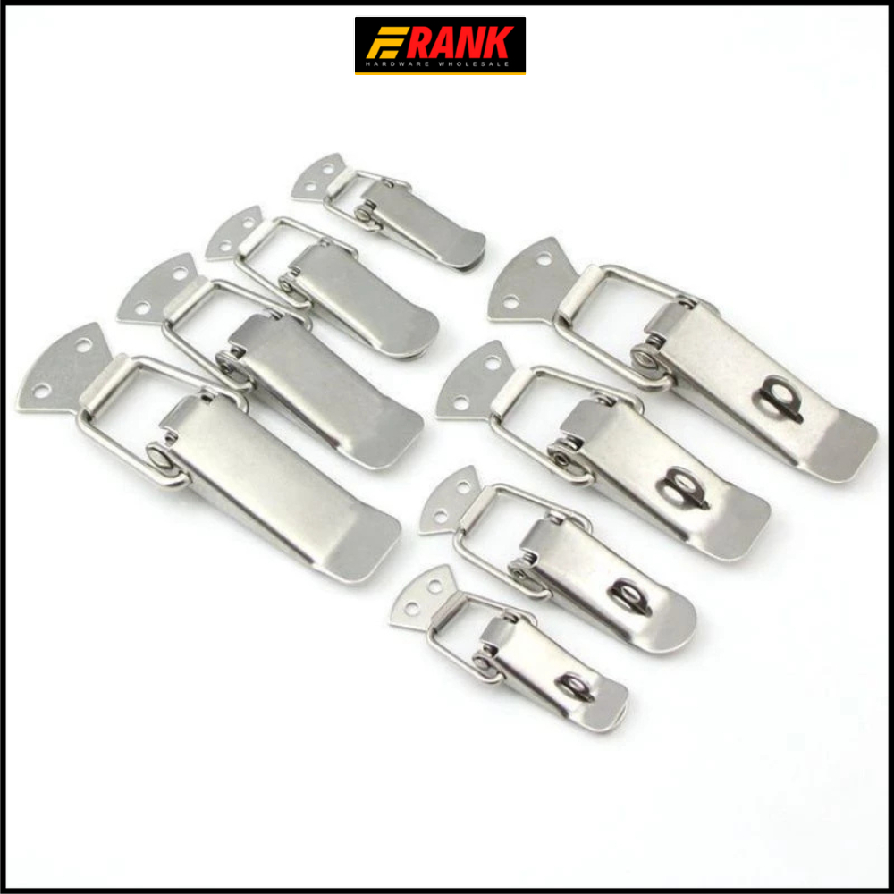 Stainless Steel Spring Loaded Toggle Latch Hasp Lock and No Lock Frank ...