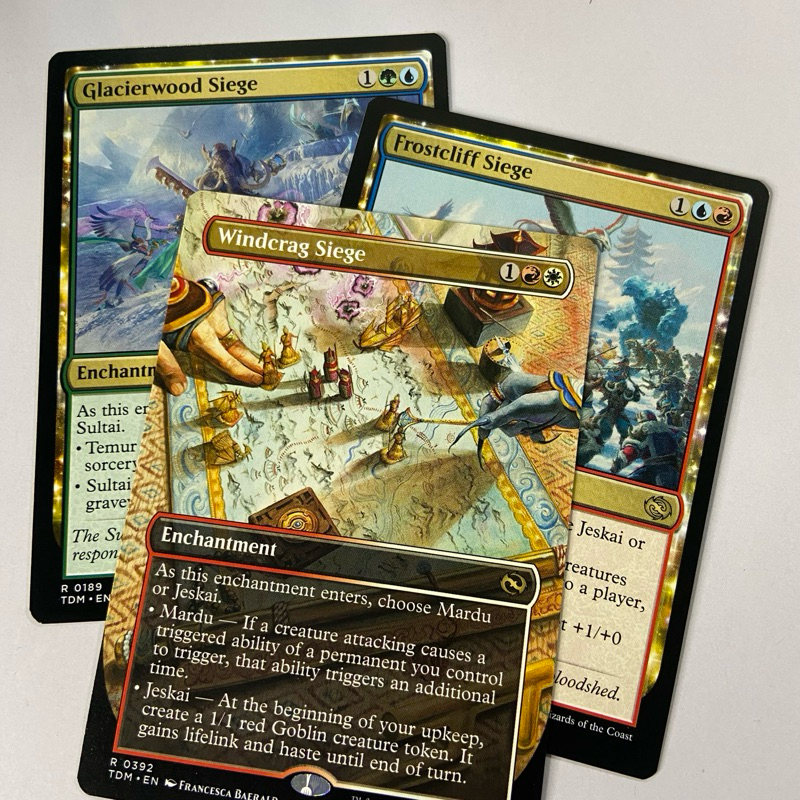 TDM TARKIR DRAGONSTORM GLACIERWOOD FROSTCLIFF WINDCRAG HOLLOWMURK SIEGE ...