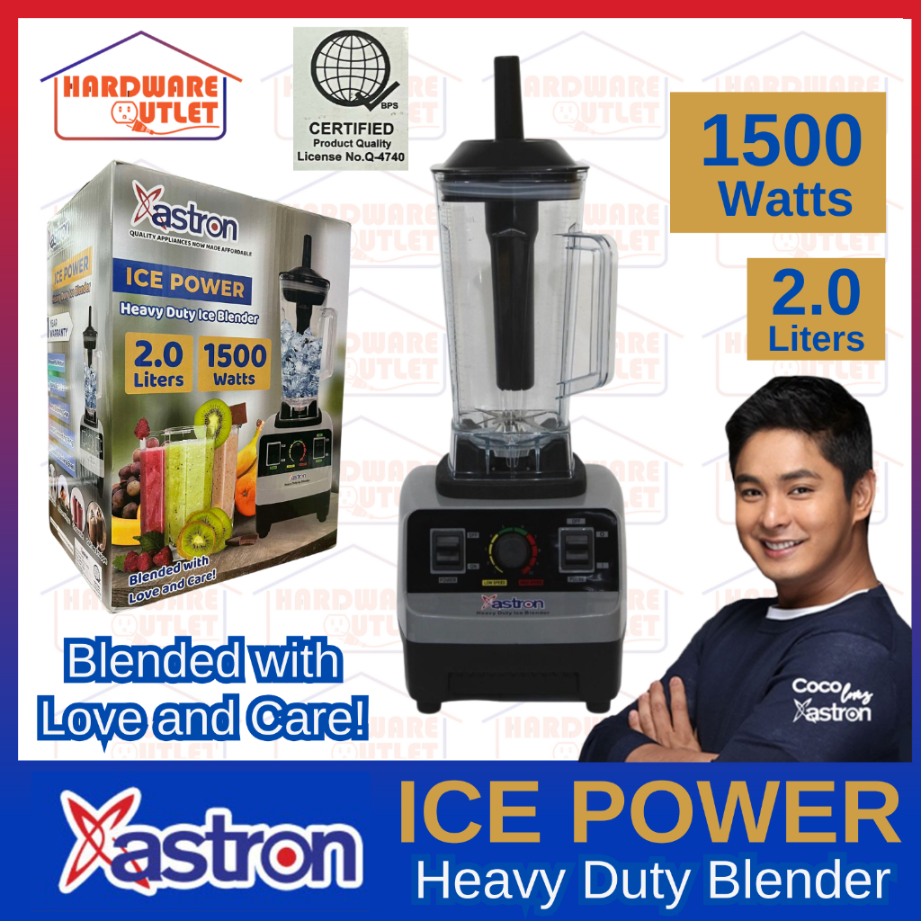 Astron Ice Power Heavy Duty Ice Crushing Blender 1500w 2.0L Original ...