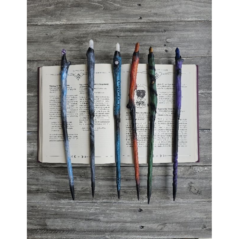 Magic Wands Crystal Wands Five Elements Handmade Wands Harry Potter ...