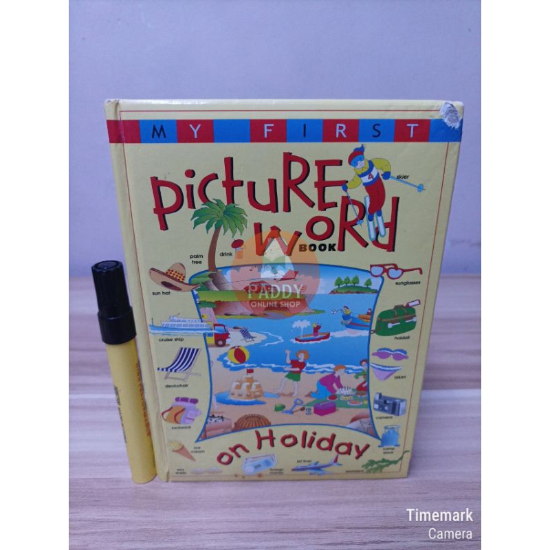 My First Picture Word Book: On Holiday - Padded Board Book - Dictionary ...