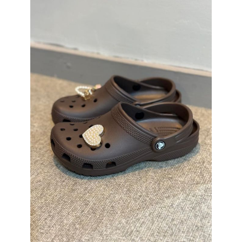 Original Crocs Classic Clog Coffee | Shopee Philippines
