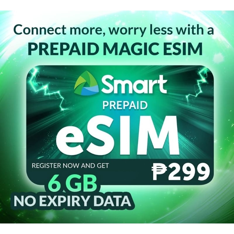 E SIM digital Smart MAGIC smart data No exparation sealed | Shopee ...