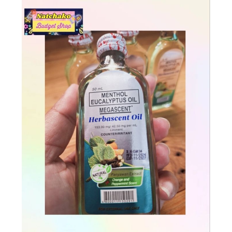 PANYAWAN Massage Oil (Herbascent Oil NEW PACKAGING) 50ml by Vaporin and ...