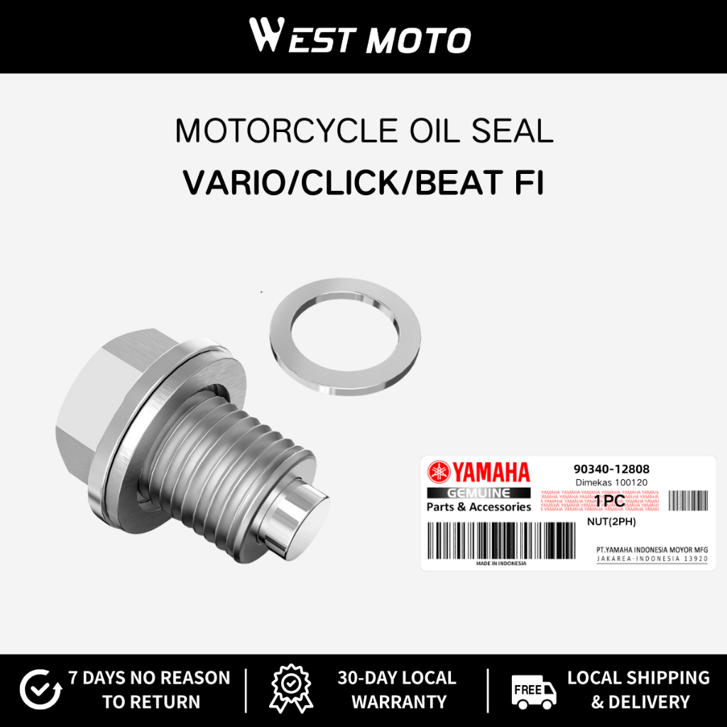 Engine Oil Drain Plug with Washer for CRF150L/XR150L Motorcycles ...