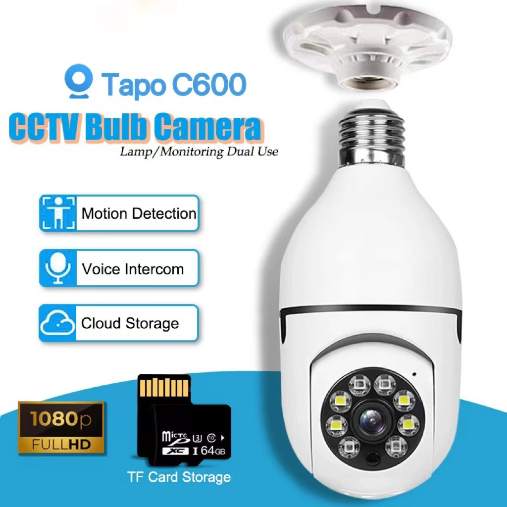 CCTV Camera Tapo C600 3MP/4MP 360 Degree Pan IP Full-color Night Vision ...